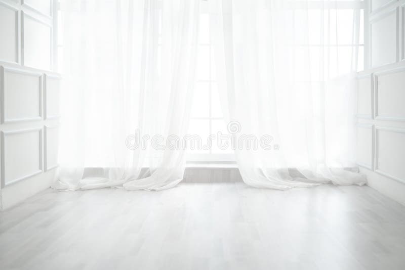 White Backlit Window Curtain Stock Photos - Free & Royalty-Free Stock ...