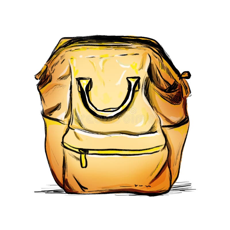 Backpack Front Draw Stock Illustrations – 77 Backpack Front Draw Stock ...