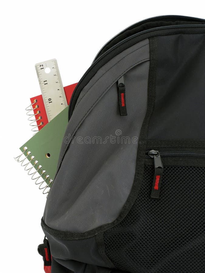 Backpack stock photo. Image of youth, pencil, bookbag - 5975606