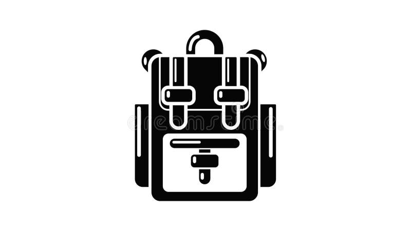 Backpack Adventure Icon Animation Stock Video - Video of knapsack, back ...