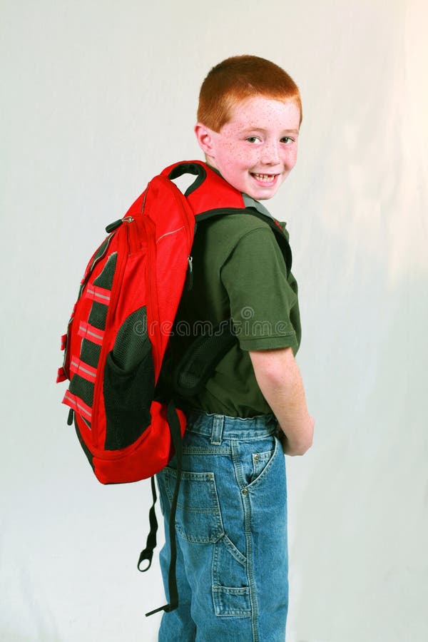 Backpack Boy stock image. Image of commercial, school - 6691543