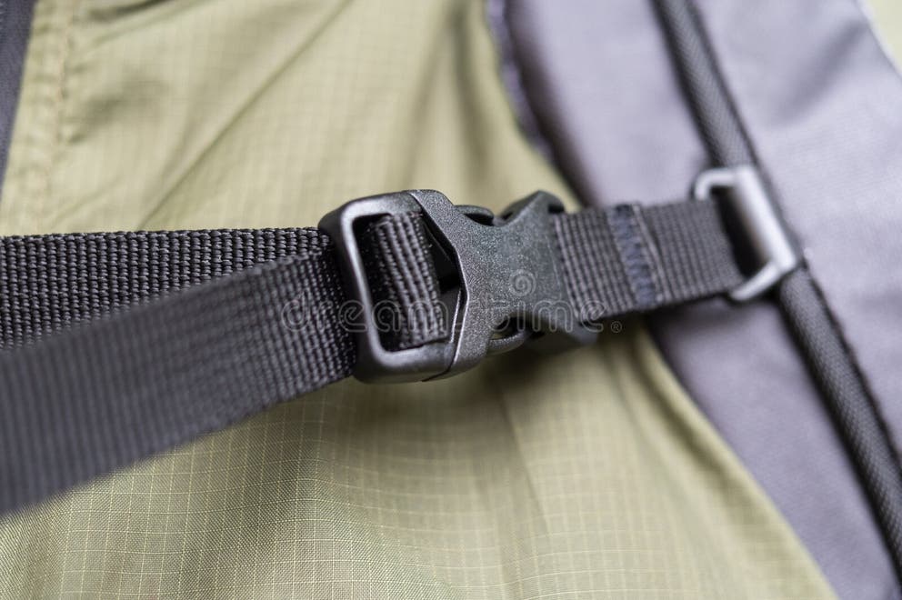 Backpack Chest Buckle. Touring Backpack Strap with Buckle. Black Fastex ...