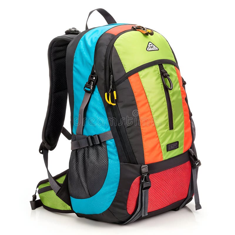 Backpack Design Isolated on White Background Stock Illustration ...