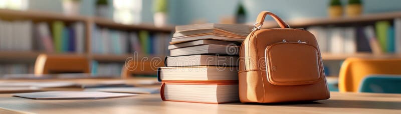 Backpack Full of Books, Learning Resources, and Educational Tools a ...