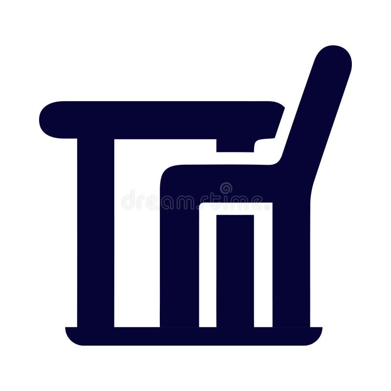 Seat, Chair, Bench, School Bench, Table, Desk, School Student Desk Icon ...
