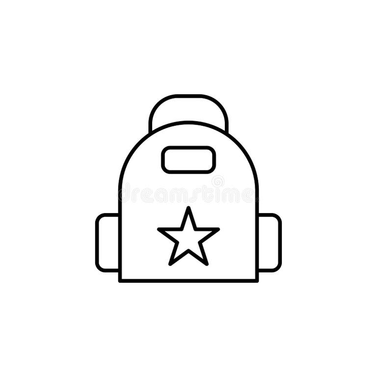 Backpack Icon. Element of Education for Mobile Concept and Web Apps ...