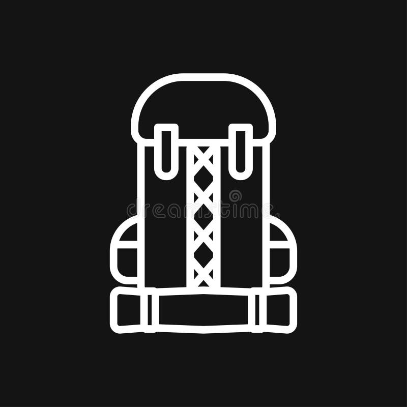 Backpack Icon Logo, Illustration, Vector Sign Symbol for Design Stock ...