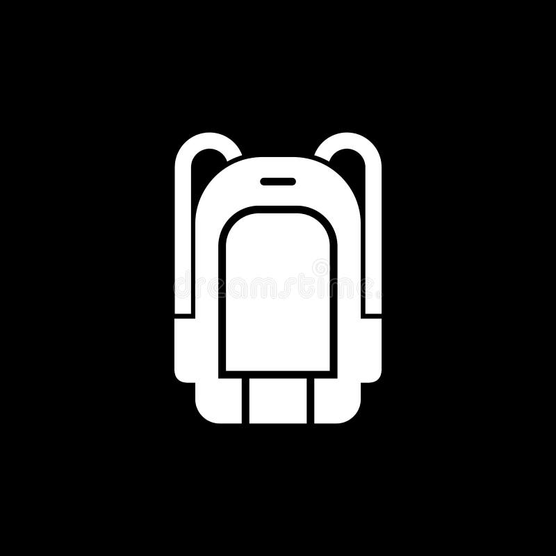 Backpack Icon Simple Flat Style Symbol Illustration Stock Vector ...