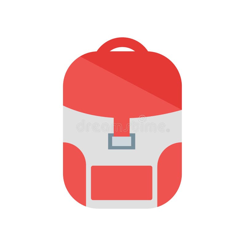 Backpack Icon Vector Sign And Symbol Isolated On White Background Stock ...