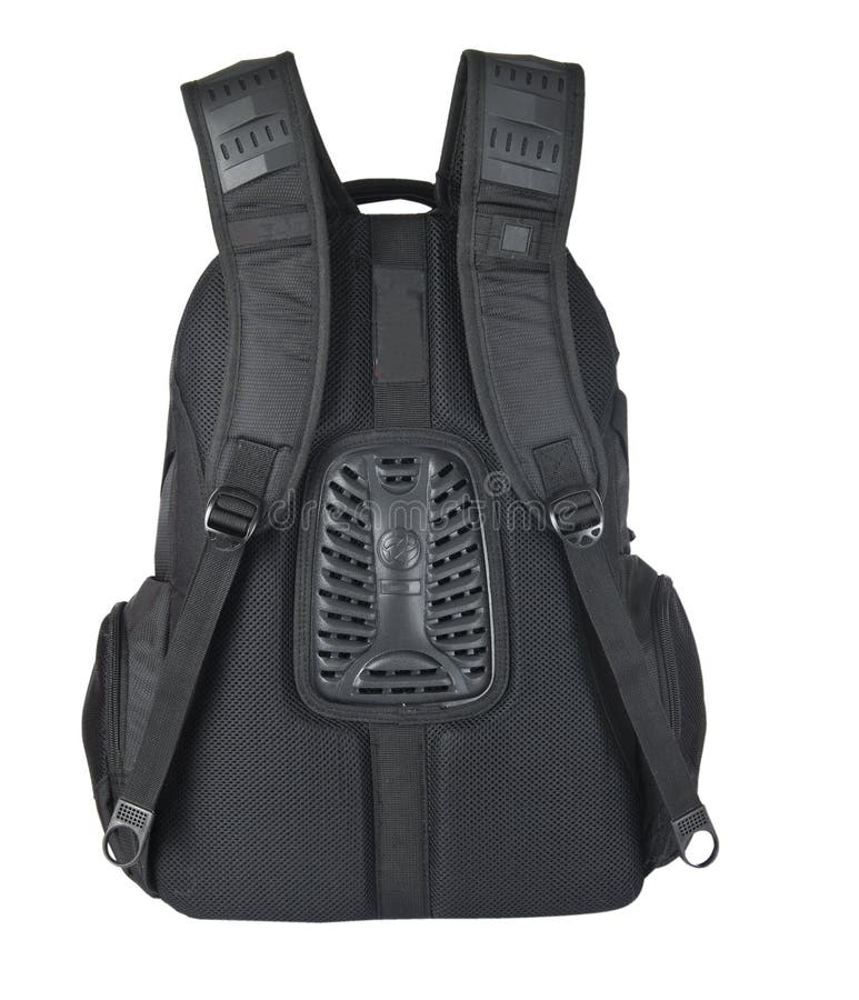 Backpack Isolated on White Background Stock Image - Image of flying ...