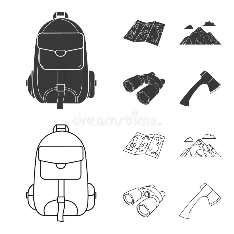 Backpack Outline Stock Illustrations – 26,412 Backpack Outline Stock ...