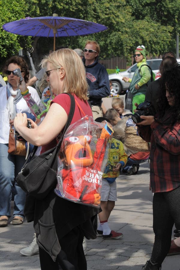 Million Puppet Parade Banner Editorial Photo - Image of monica, march ...