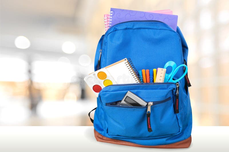 Backpack stock photo. Image of supplies, school, life - 58608088