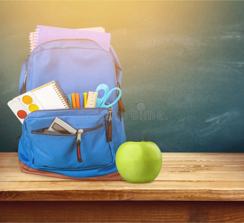 Backpack stock image. Image of violet, white, vivid - 118905713