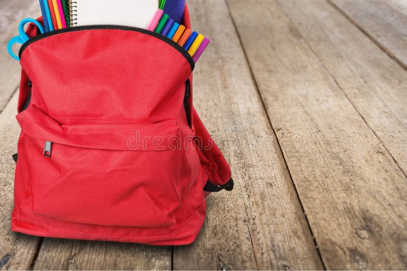 Backpack stock image. Image of background, violet, baggage - 118916873