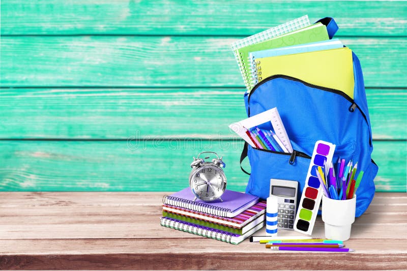 Backpack stock image. Image of learning, student, equipment - 61861925