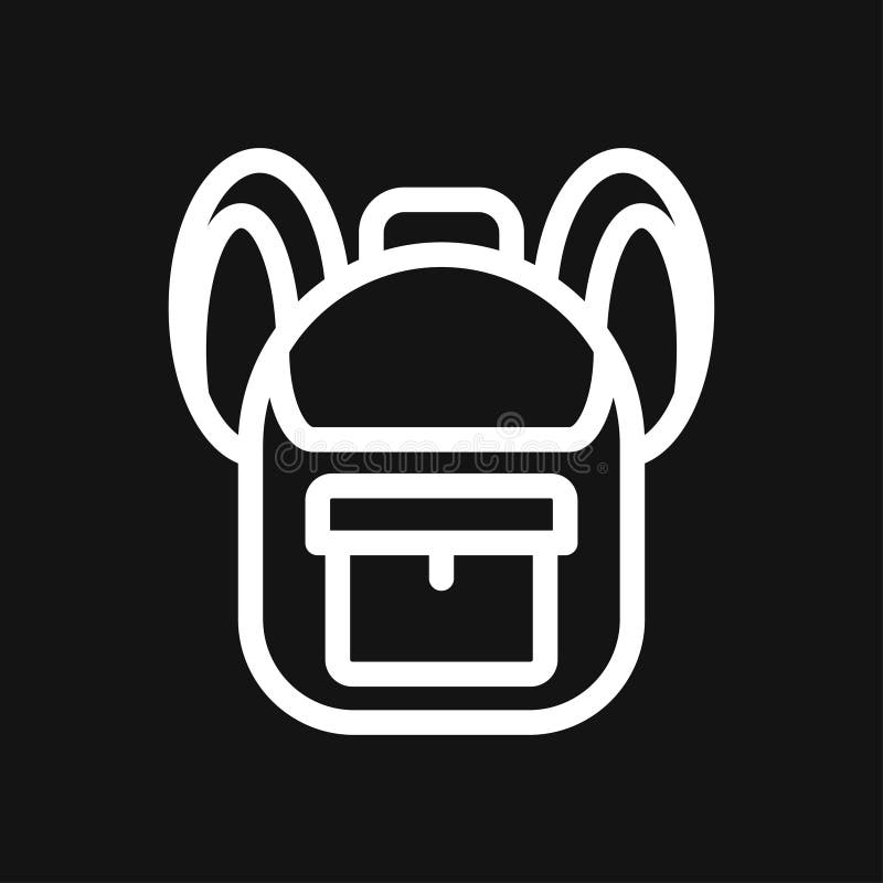 Backpack Icon, Vector High Quality Logo For Web Design And Mobile Apps ...