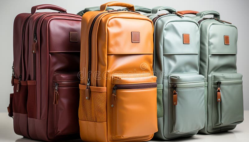 A Backpack, Suitcase, and Briefcase, Ready for a Travel Adventure ...