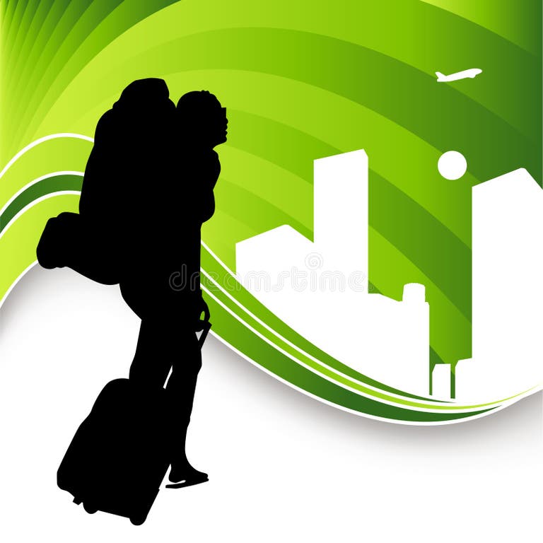 Backpack Traveler stock vector. Illustration of graphic - 15774064