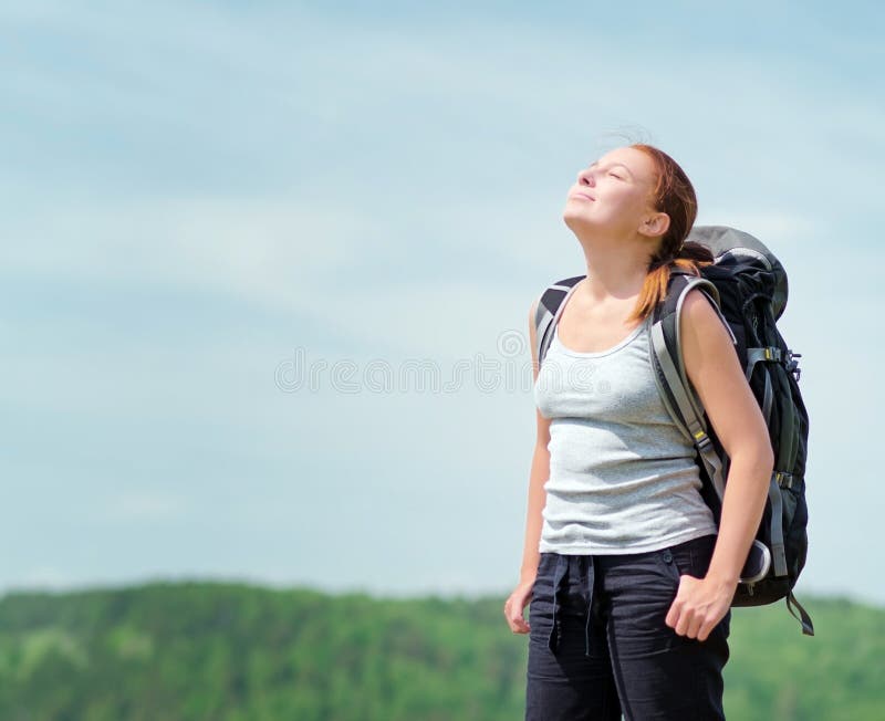 Backpacker stock photo. Image of activity, backpack, hiking - 26484368