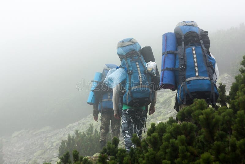 Backpacker stock image. Image of backpacker, landscape - 33840451