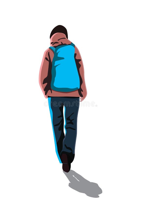 Walking Backside Stock Illustrations – 330 Walking Backside Stock ...