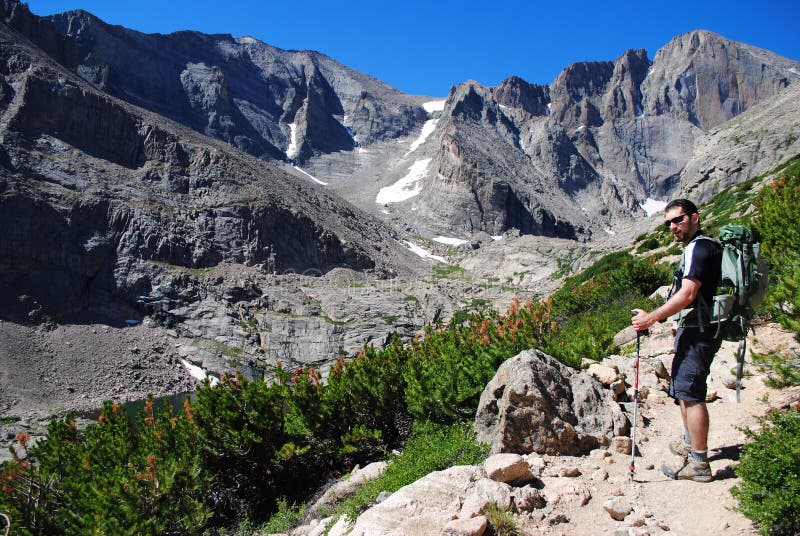 Backpacking in Colorado stock photo. Image of famous - 23095898