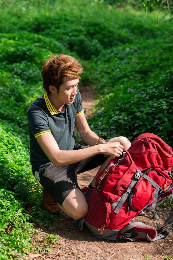 Backpacking stock photo. Image of path, copyspace, hobby - 33123598