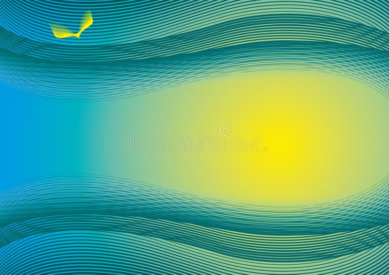 Backround blau und gelb vektor abbildung. Illustration von festgelegt ...