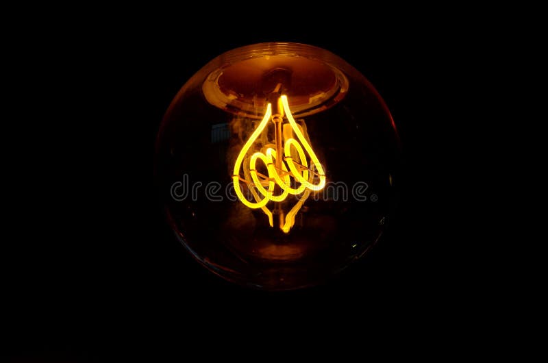 Yellow Light Bulb Black Backround Stock Photos - Free & Royalty-Free ...