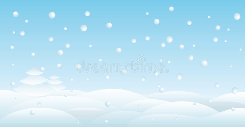 Backround de la nieve ilustración del vector. Ilustración de invierno ...