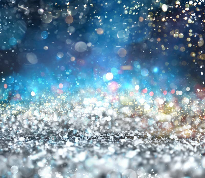 Silver Sparkly Crystal Background Stock Illustration - Illustration of ...