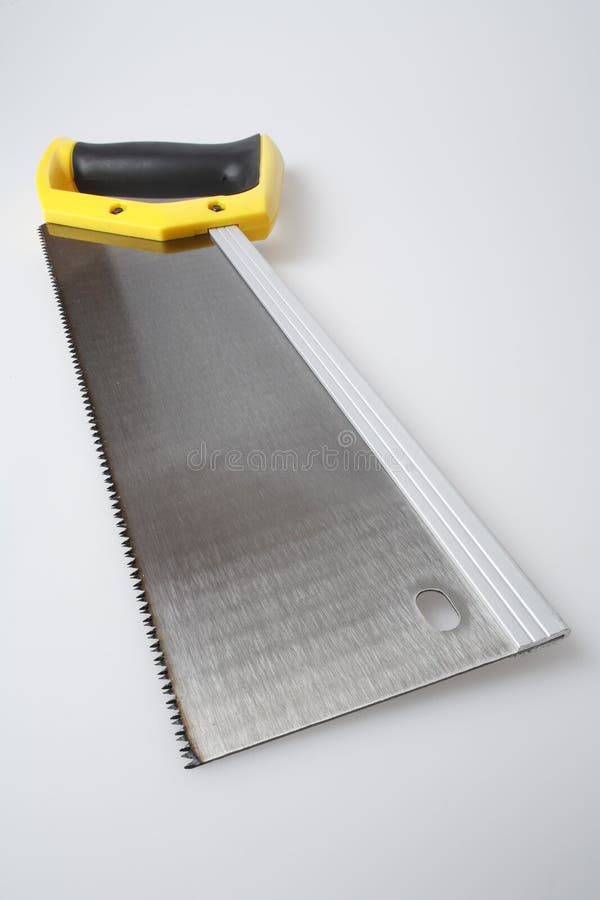 Vintage Small Tenon Back Saw Stock Image - Image of sawing ...