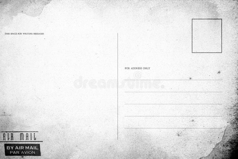 Backside of blank postcard stock image. Image of design - 149416083