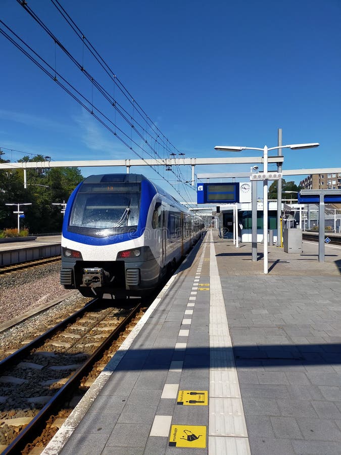 Backside of a Dutch Sprinter Train on Station Arnhem Centraal Stock ...