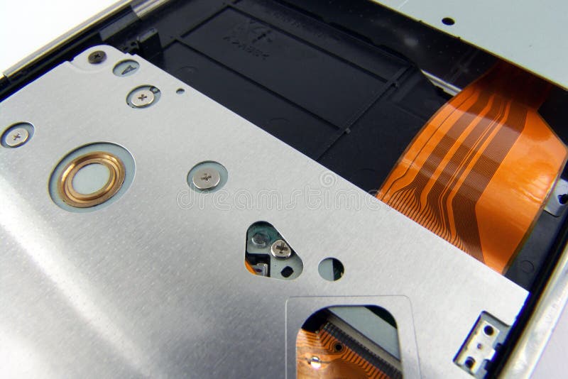 Backside of laptop dvdrom stock photo. Image of disk, entertainment ...