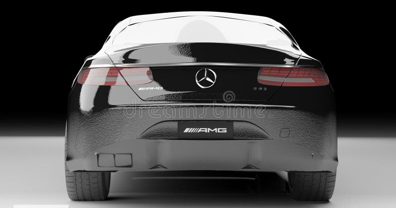 The Backside of Mercedes Benz S63 Editorial Photo - Illustration of ...
