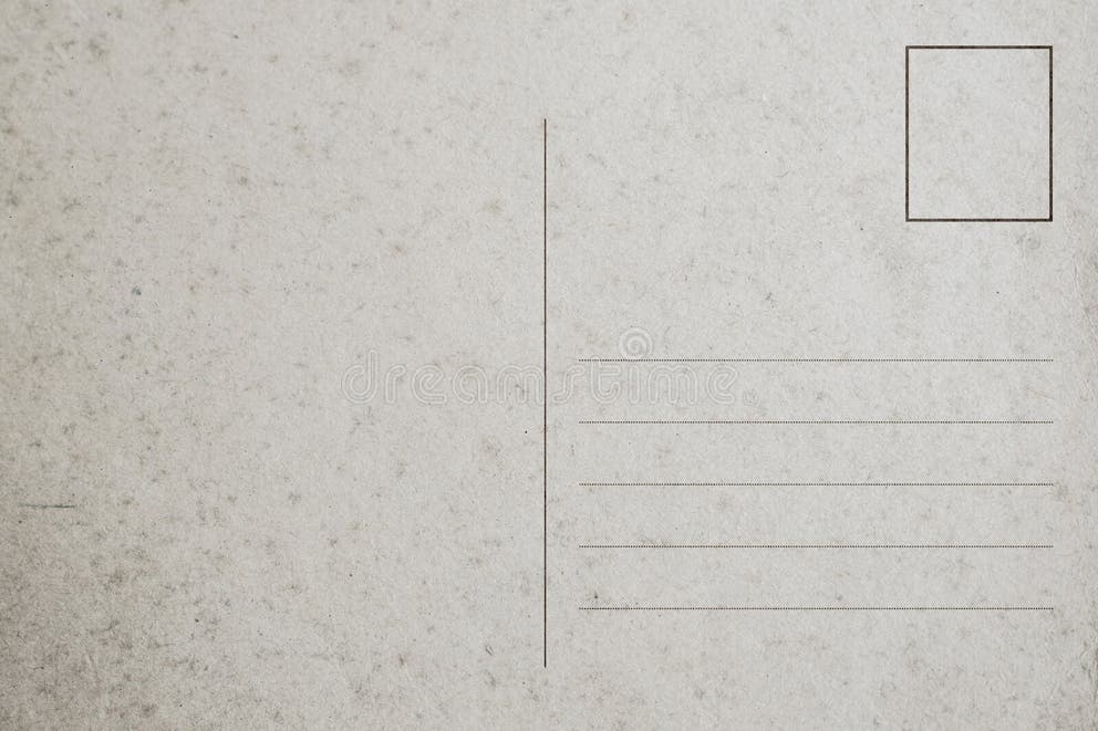 Backside of old postcard stock image. Image of fungus - 271086075