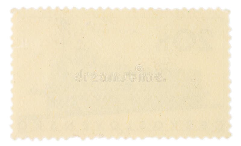 Postage Stamp Frame Isolated with Clipping Path Stock Image - Image of ...