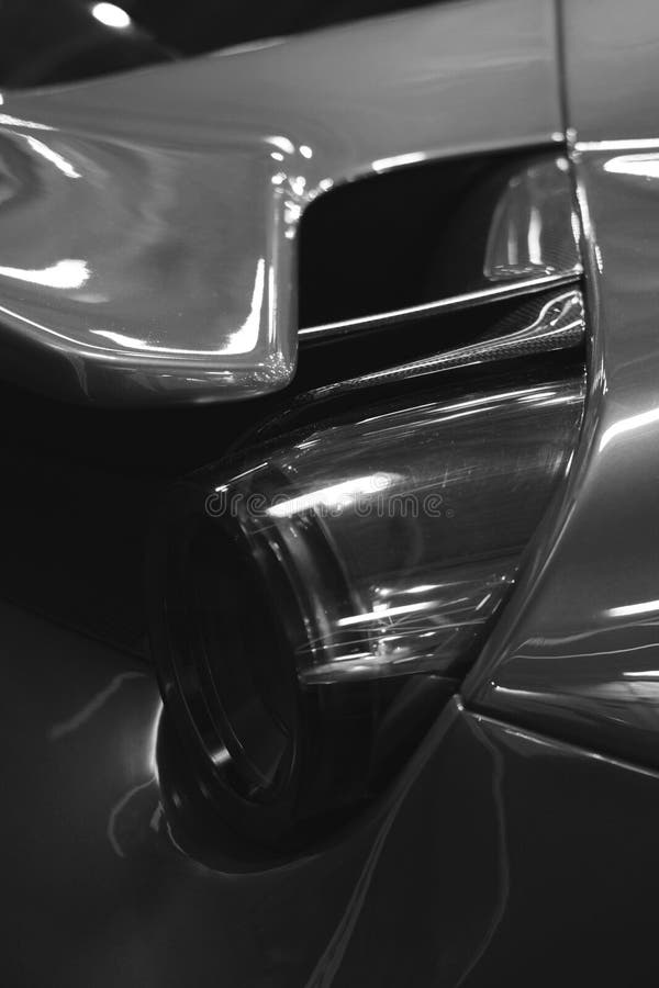 Backside of a Sport Car - Monochrome Stock Image - Image of sport ...