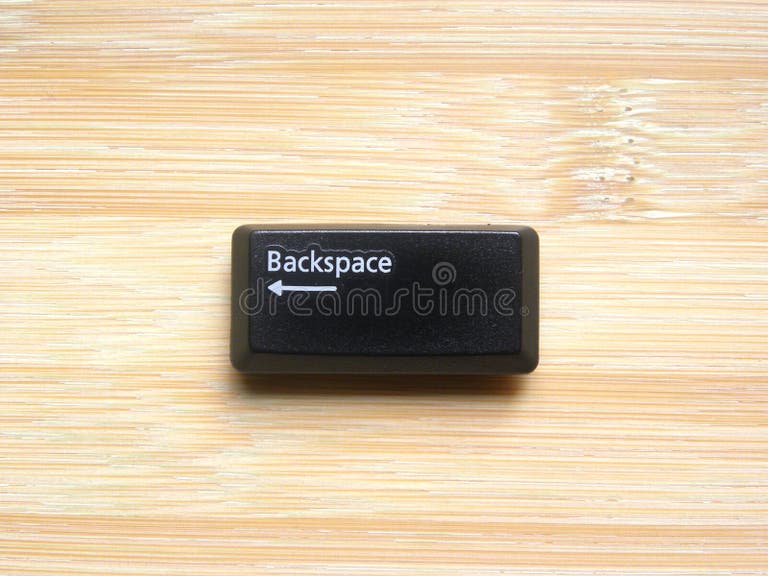 Backspace key stock photo. Image of keypad, icon, english - 183588978