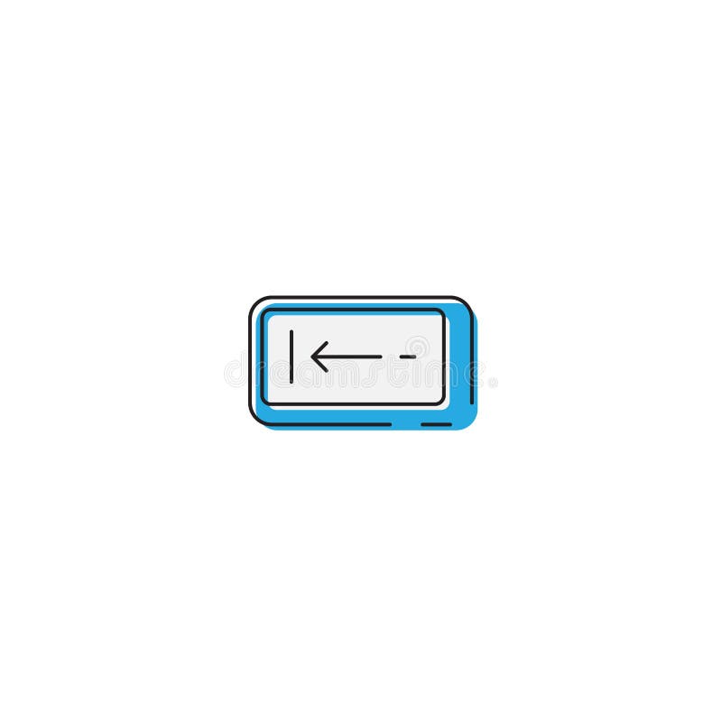 Backspace Icon Stock Illustrations – 441 Backspace Icon Stock ...