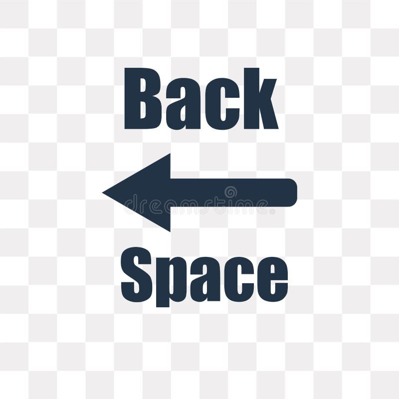 Backspace Transparency Stock Illustrations – 3 Backspace Transparency ...