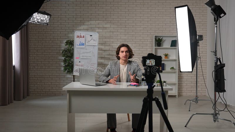 Engaging Interview Session Showcasing Expert Insights in a Modern ...