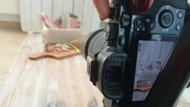 Backstage from Photosession Stock Image - Image of camera, plate: 136956129