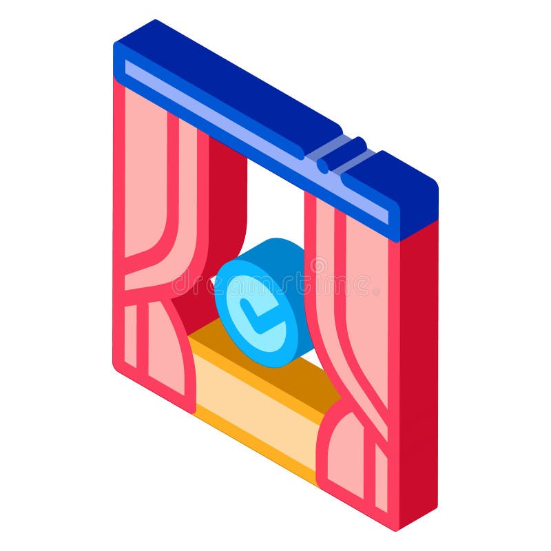 Backstage Vector Icon Isolated On White Background. Outline, Thin Line ...