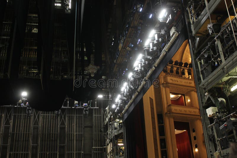 Backstage of Vienna Opera House Editorial Stock Image - Image of ...