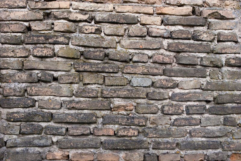 Backsteinmauer stockfoto. Bild von krümel, ziegelstein - 13969930