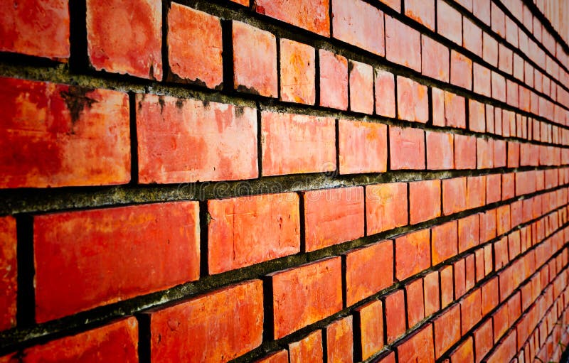 Backsteinmauer stockbild. Bild von steine, reihe, nahaufnahme - 16646597