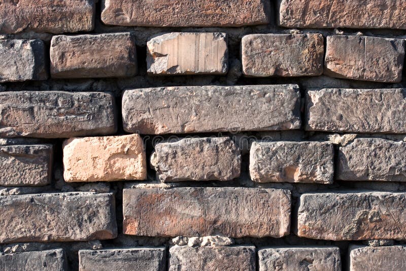 Backsteinmauer stockfoto. Bild von maurerarbeit, struktur - 5220410
